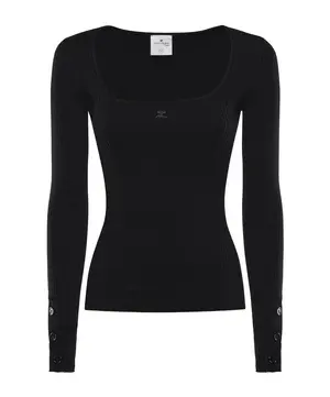 Courreges Crew Neck Sweaters For Women