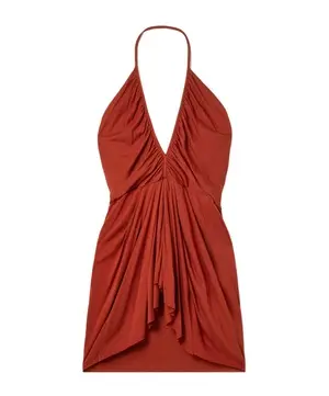 Rick Owens Backless Halter Neck Suspender Top