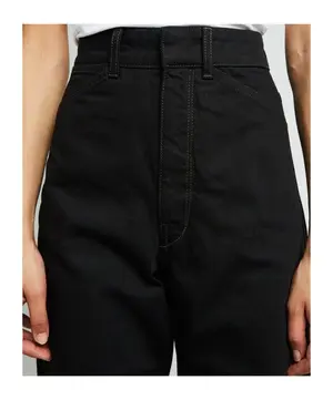 LEMAIRE High-waisted Curved Jeans - Black