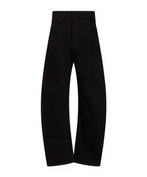 LEMAIRE High-waisted Wide-leg Jeans
