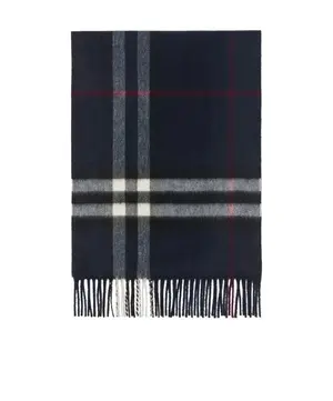 Burberry Giant Check Cashmere Scarf - Black
