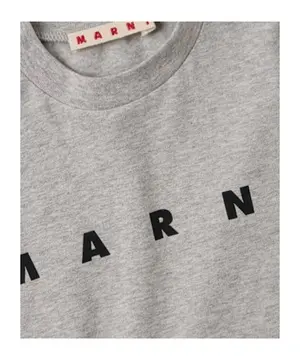 Marni Cotton Logo T-shirt - Gray