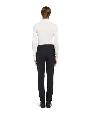 Prada Wool Blend Slim Fit Trousers