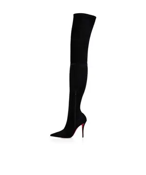 CHRISTIAN LOUBOUTIN Miss Z Botta Alta Over The Knee Boots