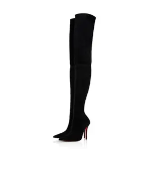 CHRISTIAN LOUBOUTIN Miss Z Botta Alta Over The Knee Boots