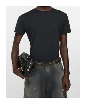 Acne Studios Regular Fit T-shirt - Black