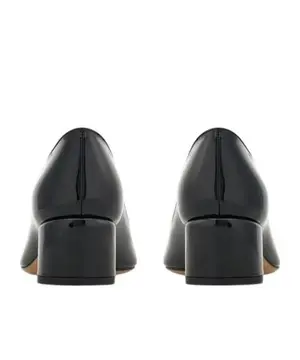 FERRAGAMO Maxi Gancini Block Heel Pumps - Black