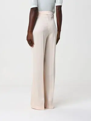 TWINSET Logo Plaque Tailored Wide-leg Pants - Multicolor