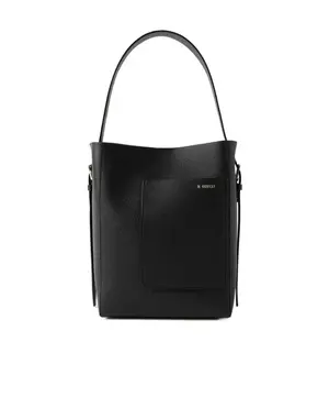 Valextra Shoulder Strap Bucket Bags