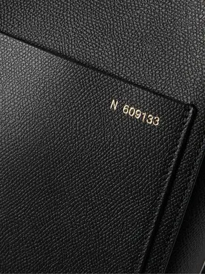 VALEXTRA Open Top Mini Bucket Bag - Black