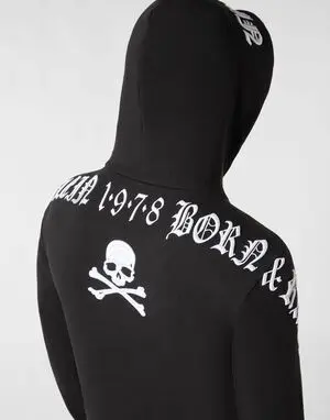 Philipp Plein Embellished Logo Hoodie