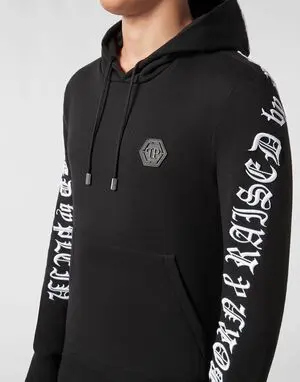 Philipp Plein Embellished Logo Hoodie