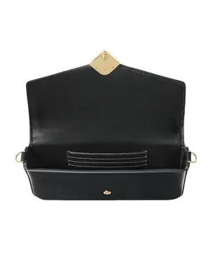 Fendi Black And Leather Wallet - Brown