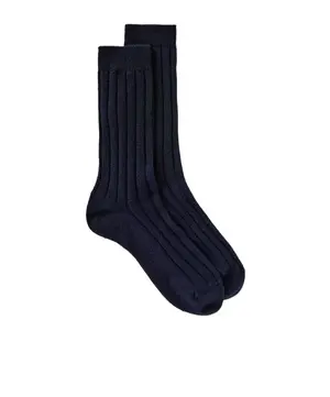 Loro Piana Rib Knitted Cashmere Socks