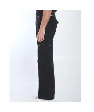 Celine Cotton Cargo Pants - Black