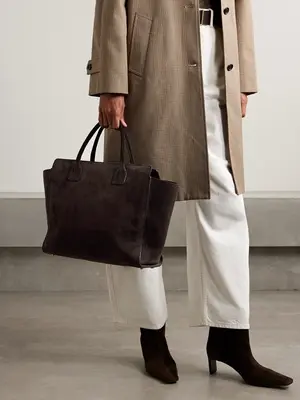 NILI LOTAN Bianca Handbag - Chocolate-colored