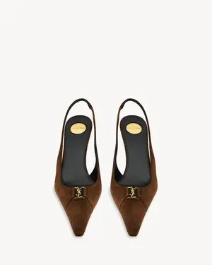 Saint Laurent Babylone Bretel Slingback Pumps