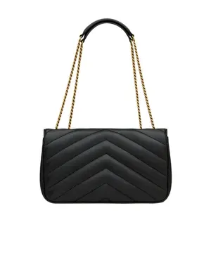 Saint Laurent Loulou Medium Shoulder Bag - Black