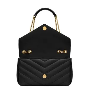 Saint Laurent Loulou Medium Shoulder Bag - Black