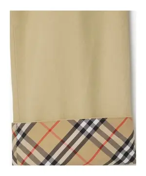 Burberry Vintage Checked Turn-up Hem Trousers