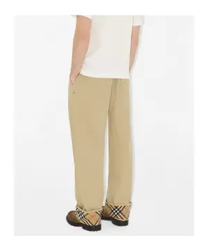 Burberry Vintage Checked Turn-up Hem Trousers