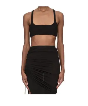 Rick Owens Square Neck Spaghetti Strap Top