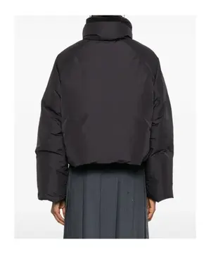 LOW CLASSIC Quilted Jacket With High Collar