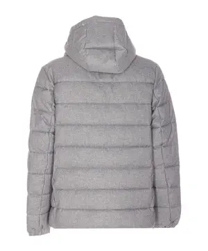 SAVE THE DUCK Hooded Down Coat With Quilted Design