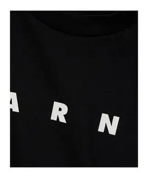 Marni Cotton Logo T-shirt - Black