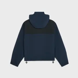 Celine Windbreaker In Nylon - Navy