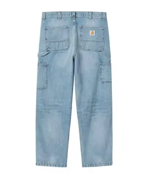 Carhartt Work In Progress Double Knee Denim Trousers - Blue