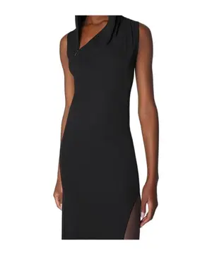 MUGLER Hooded Maxi Dress