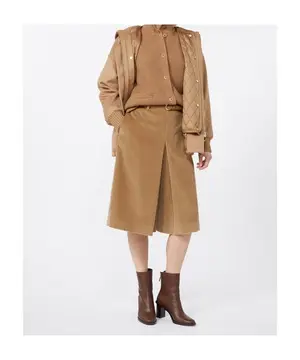 Max Mara Drawstring Long-sleeved Coat - Camel