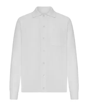 ROBERTO COLLINA Pocket Military Stitch Shirt