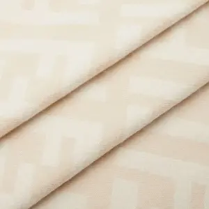 Fendi Ff Jacquard Fringed-edge Scarf - Nude