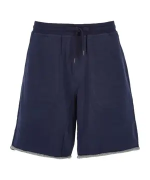 Brunello Cucinelli Drawstring Shorts With Trimmed Pockets - Black