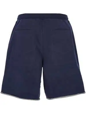 Brunello Cucinelli Drawstring Shorts With Trimmed Pockets - Black