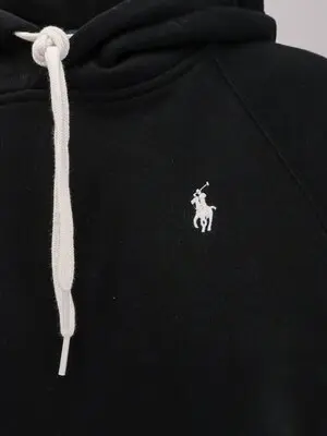 Polo Ralph Lauren Embroidered Logo Hoodie - Black
