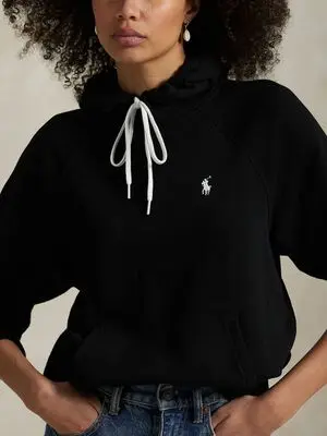 Polo Ralph Lauren Embroidered Logo Hoodie - Black