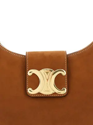 Celine Medium Zip Shoulder Bag - Brown