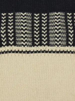LOW CLASSIC Intarsia Crewneck Sweater