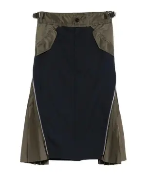 Women's High Waist Midi Skirts