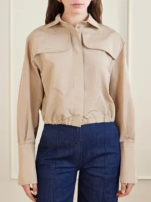 PATOU Cropped Shirt With Large Pockets