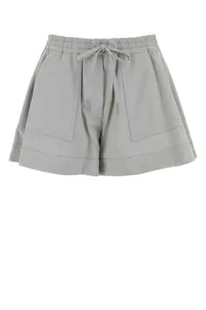 Loewe Anagram Embroidered Drawstring Shorts - Gray