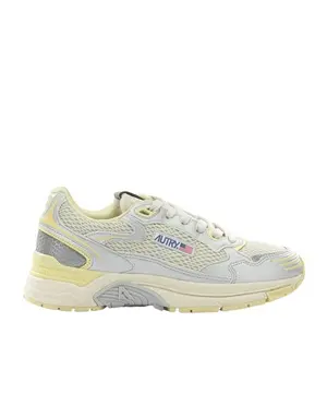 AUTRY Hyperway Low-top Sneakers With Jacquard Logo - Grey