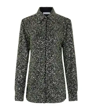 Rabanne Embellished Long-sleeved Shirt