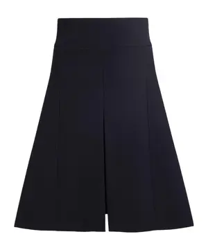 Alaïa Mid-length A-line Skirt With Front Seam Pockets