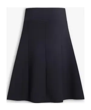 Alaïa Mid-length A-line Skirt With Front Seam Pockets