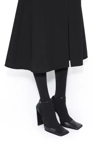 Alaïa Mid-length A-line Skirt With Front Seam Pockets