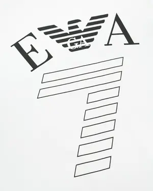 EA7 Logo Round Neck T-shirt